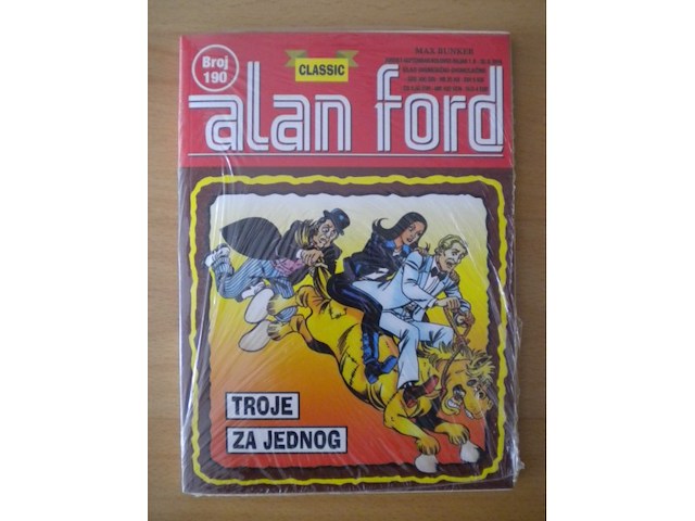 Alan Ford broj 190-Troje za jednog (u celofanu)