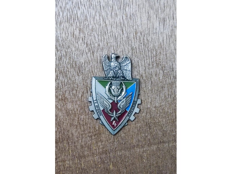 Francuska dzepna medalja ostecena