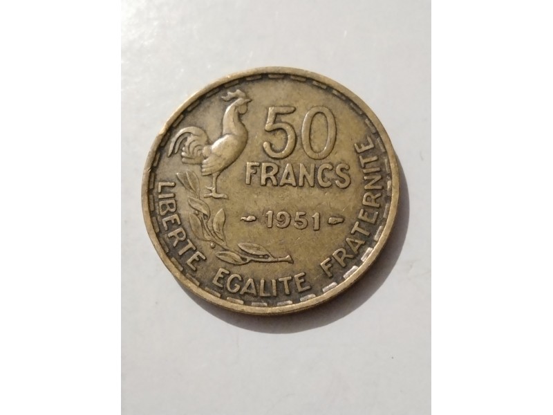 50 franaka 1951 francuska