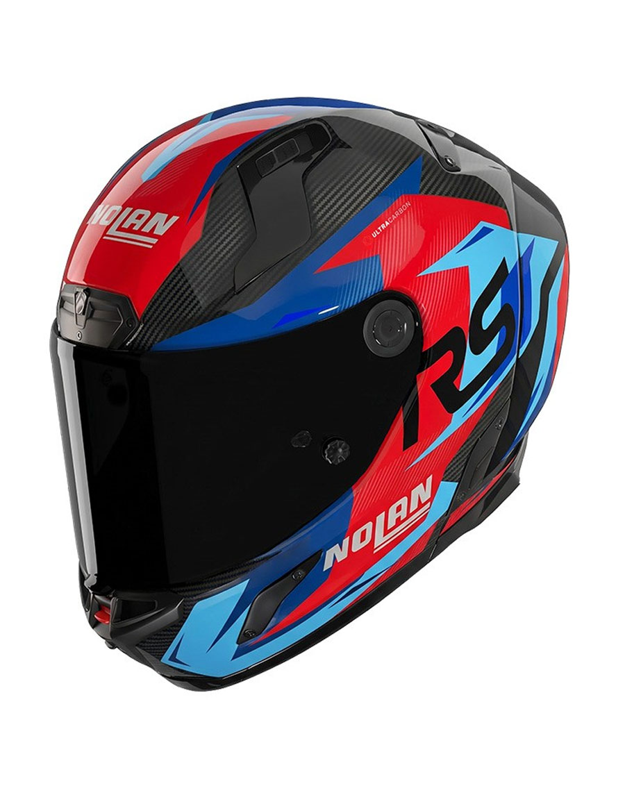 Nolan racing kaciga X-804 RS Ultra Carbon Fuorigiri 376 plava