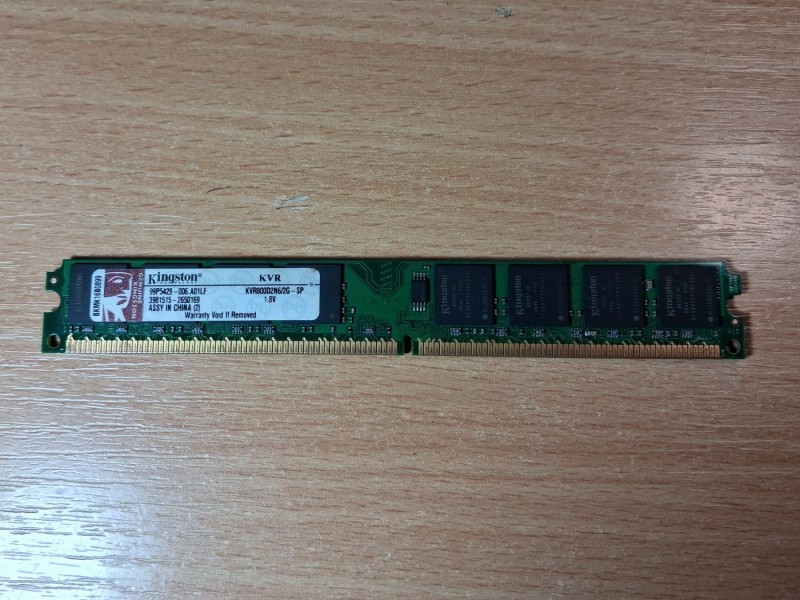 Kingston 2GB DDR2 800MHz PC2-6400 (KVR800D2N6-2G)