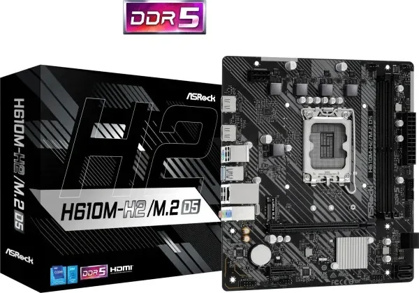 ASRock H610M-H2/M.2 D5 matična ploča LGA1700 DDR5 Micro-ATX 90-MXBML0-A0UAYZ