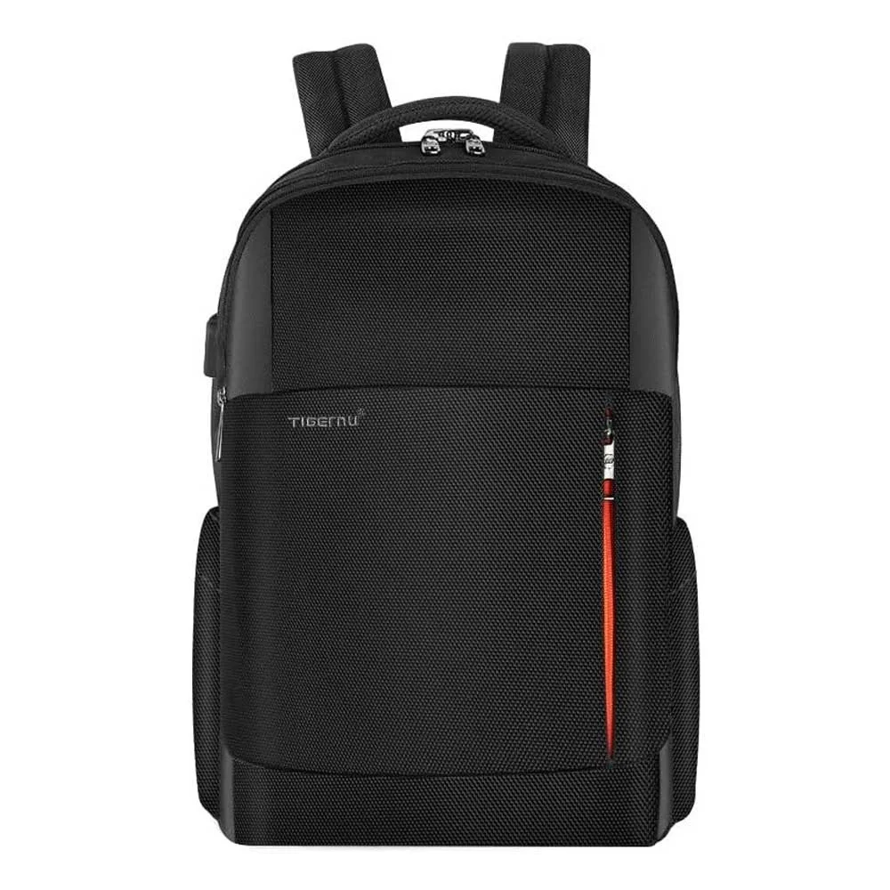 Tigernu ranac za laptop 15.6" crni sa USB portom i RFID džepom T-B3906