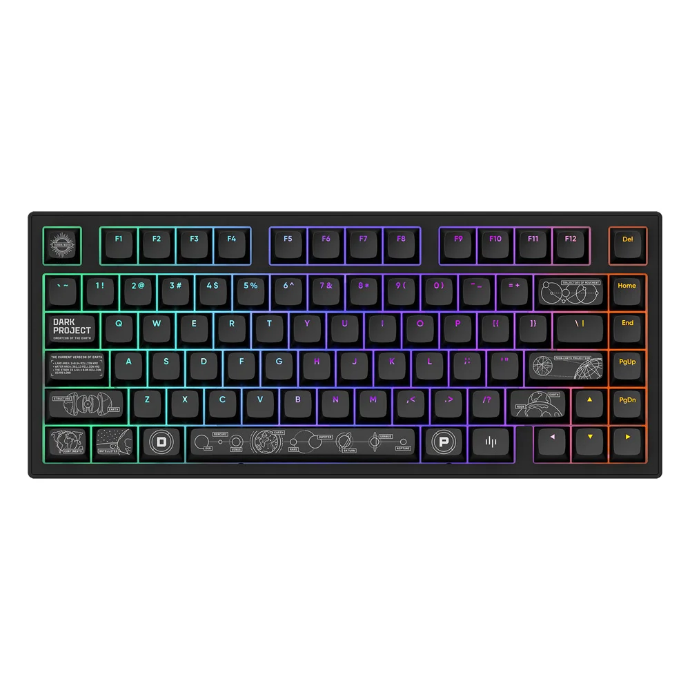 Dark Project ALU Terra Nova R2 Black bežična gejmerska tastatura ANSI RGB