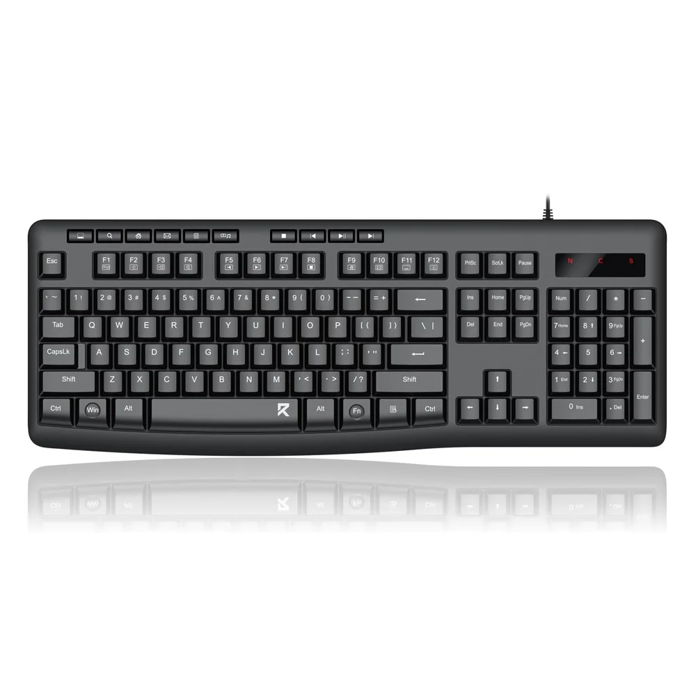 Redragon DeskBoard Essential BK-7366 gejmerska membranska tastatura RGB