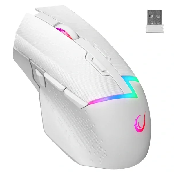 Rampage DROP M3 V2 bežični gejmerski miš beli 24000 DPI RGB 42562