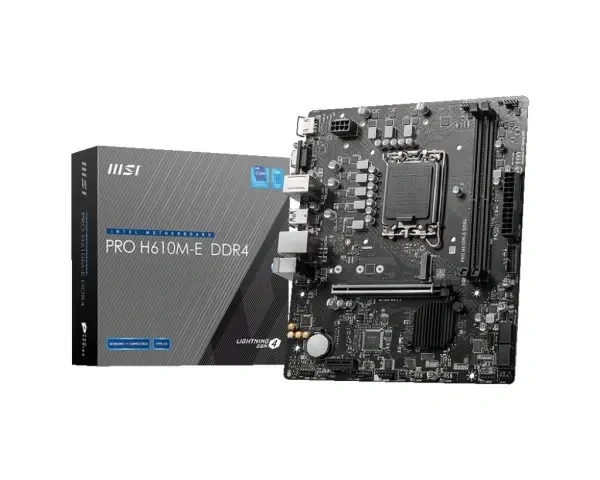 MSI PRO H610M-E DDR4 matična ploča LGA1700 DDR4 Micro-ATX 7D48-001R