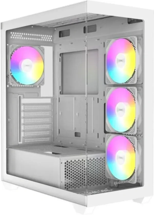 Raidmax Infinita i800 ARGB kućište ATX belo sa staklenim panelima i800TWF