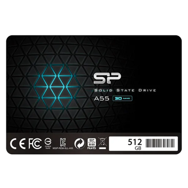 Silicon Power A55 512GB SSD 2.5" SATA III 560MB/s SP512GBSS3A55S25