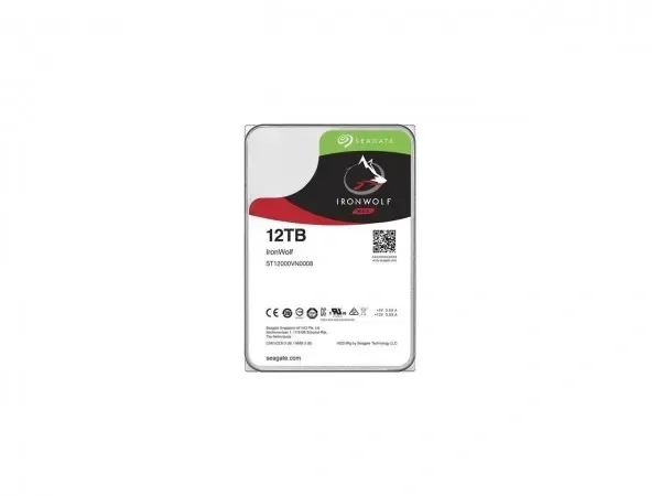 Seagate IronWolf hard disk 12TB za NAS, 7200 RPM, 256MB keš, SATA ST12000VN0008