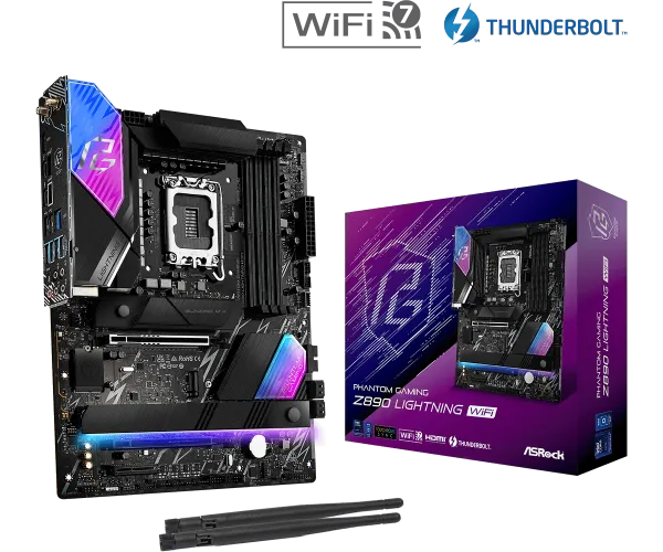 ASRock Z890 Lightning WiFi matična ploča LGA1851 DDR5 ATX Wi-Fi 7 90-MXBPG0-A0UAYZ