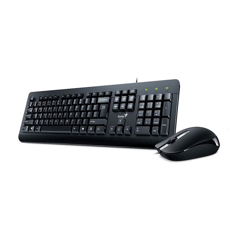 Genius KM-160 žični set tastatura i miš USB YU crni