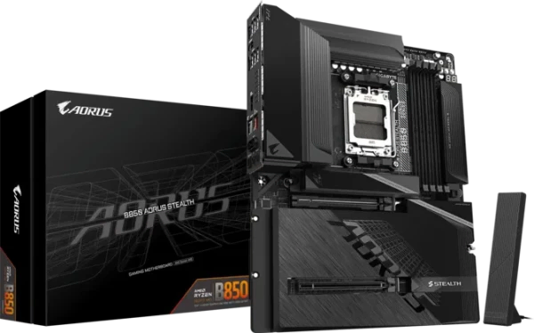 Gigabyte B850 AORUS STEALTH matična ploča AM5 DDR5 ATX Wi-Fi 7 B850 A STEALTH