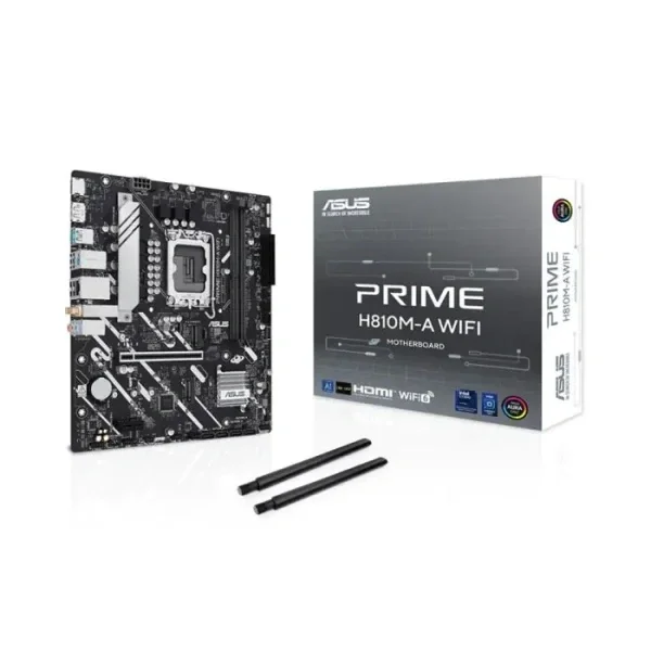 ASUS PRIME H810M-A WIFI matična ploča LGA1851 DDR5 Micro-ATX Wi-Fi 6 90MB1KJ0-M0EAY0