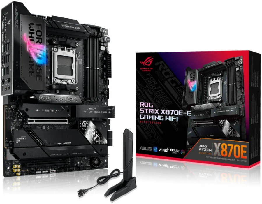 ASUS ROG STRIX X870E-E GAMING WIFI matična ploča AM5 DDR5 ATX Wi-Fi 7