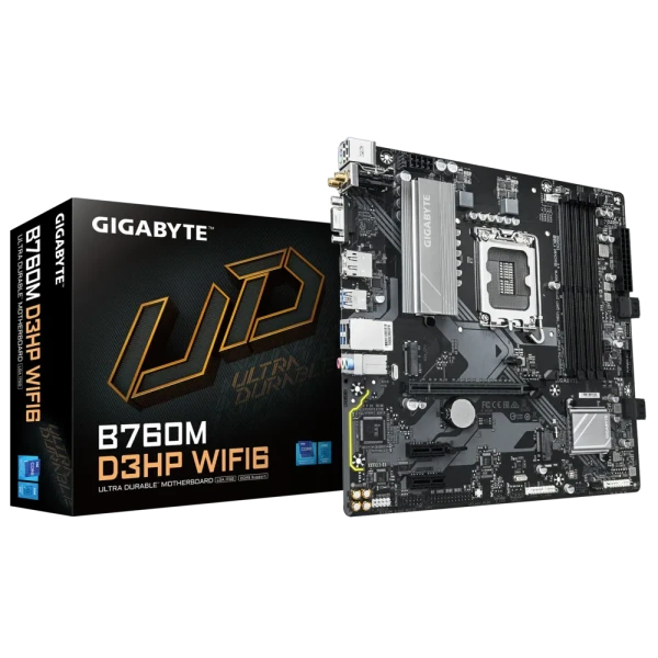 Gigabyte B760M D3HP WIFI6 matična ploča LGA1700 DDR5 Micro-ATX Wi-Fi 6