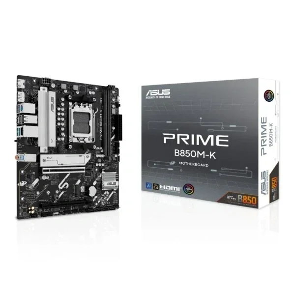 ASUS PRIME B850M-K matična ploča AM5 DDR5 Micro-ATX PCIe 5.0 90MB1LV0-M0EAY0