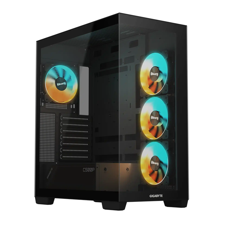 Gigabyte C500 Panoramic Stealth kućište Mid Tower 4x ARGB ventilator GB-C500P ST