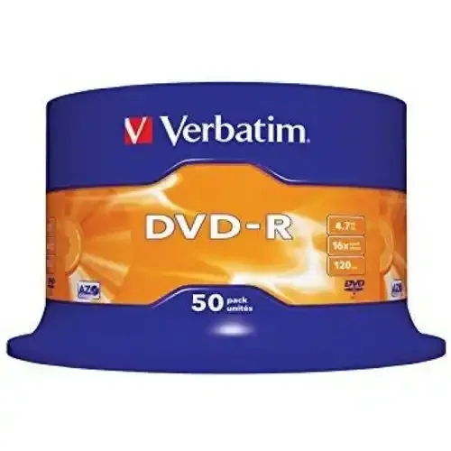 Verbatim DVD-R 4.7 GB prazni diskovi cake 50 komada