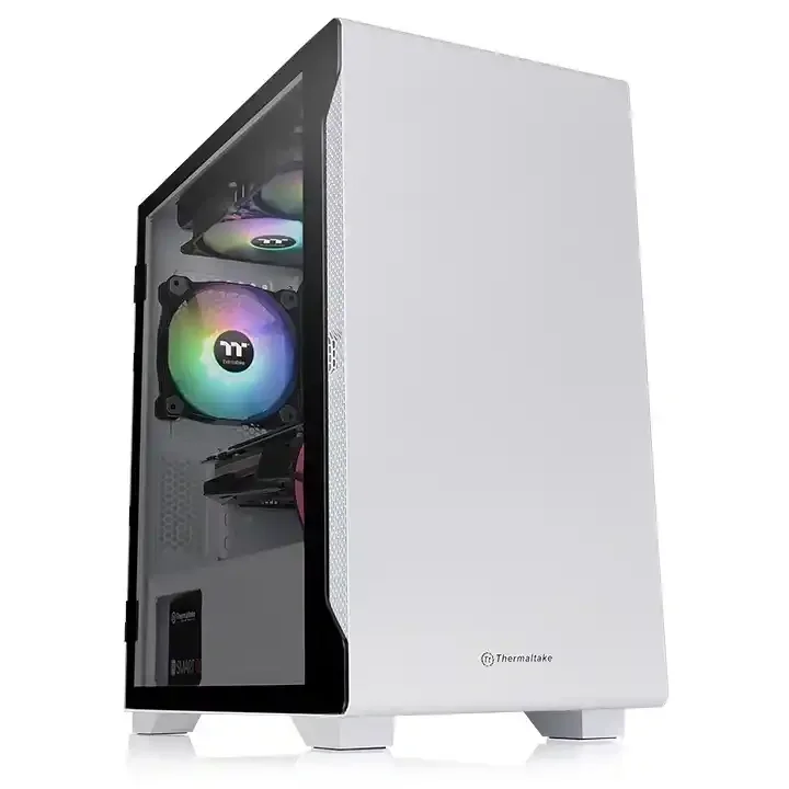 Thermaltake S100 TG Snow Micro ATX kućište belo kaljeno staklo CA-1Q9-00S6WN-00