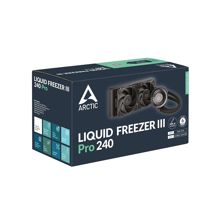 Arctic Liquid Freezer III Pro 240 vodeni hladnjak za procesor crni ACFRE00178A