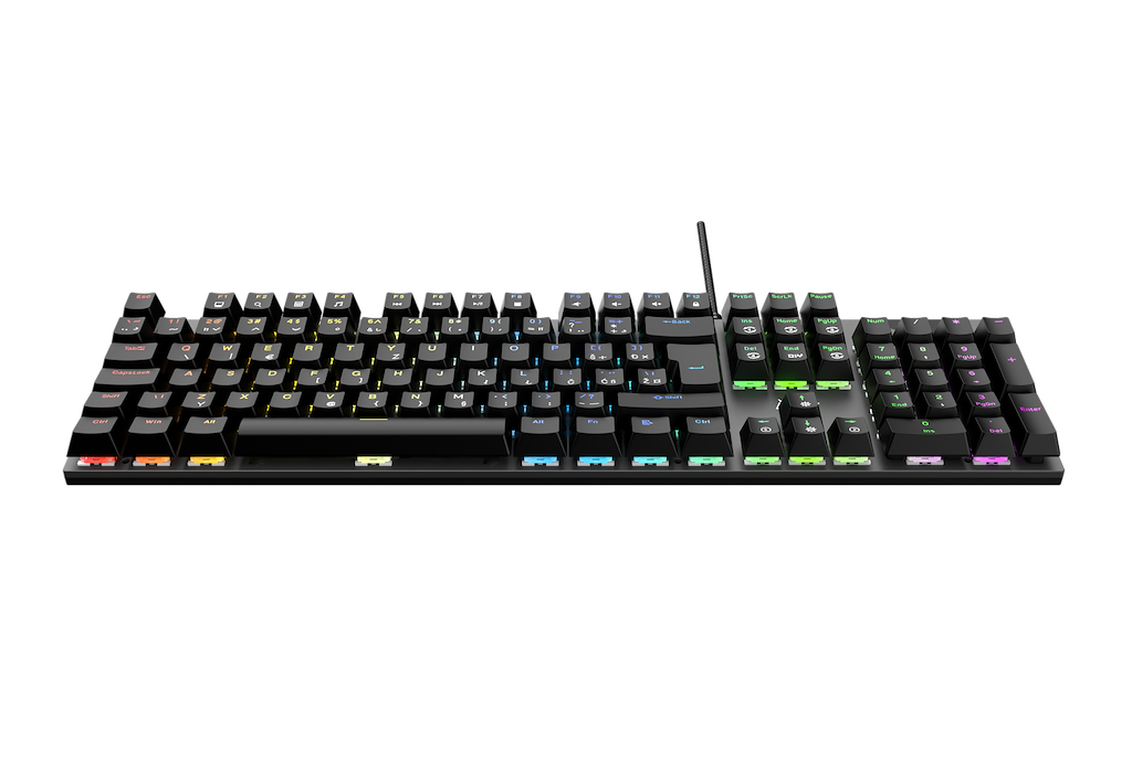 MS Elite K-700C mehanička gejmerska tastatura Red switch RGB MSP10039