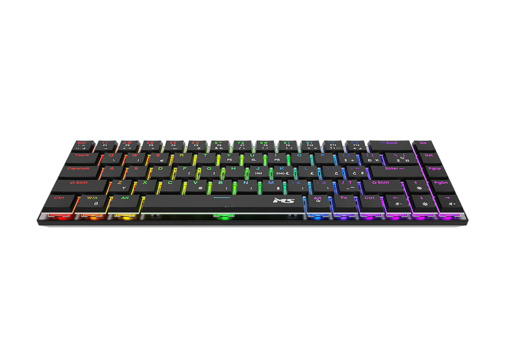MS Elite K-702C mehanička gaming tastatura 65% Outemu Red RGB US raspored MSP10041
