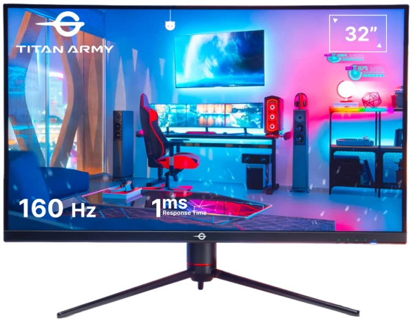 Titan Army gaming monitor 32" 4K UHD Fast IPS 160Hz USB-C 65W zvučnici P32A2V