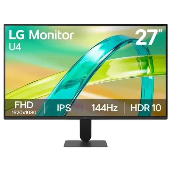 LG 27" gaming monitor Full HD IPS 144 Hz 1 ms FreeSync 27U411B-B