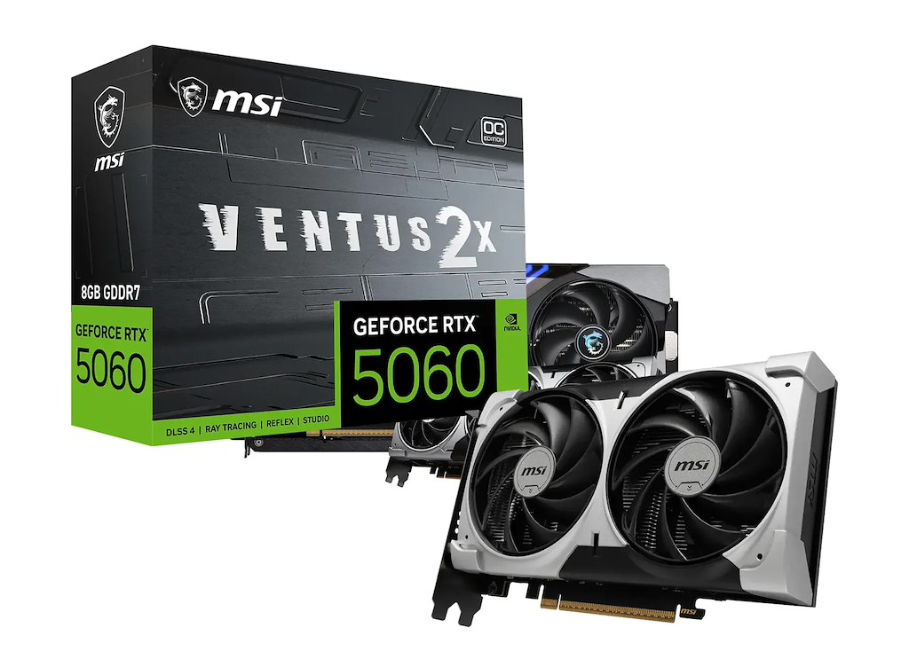 MSI GeForce RTX 5060 8G Ventus 2X OC V1 grafička kartica 8GB GDDR7 G5060-8V2CV1