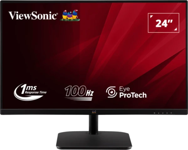 ViewSonic 23.8" monitor Full HD IPS 100Hz zvučnici HDMI DP VGA VA2432-MHD-3