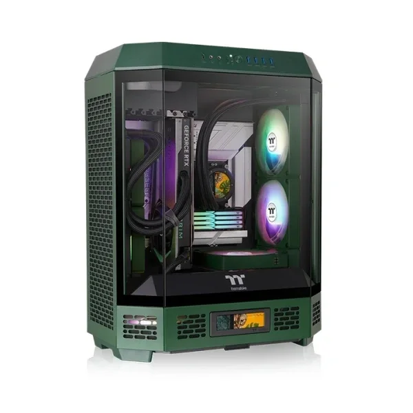 Thermaltake The Tower 600 Racing Green kućište Mid Tower ATX kaljeno staklo CA-1Z1-00MCWN-00