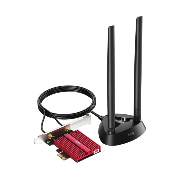 Cudy Wi-Fi 7 PCIe mrežna kartica BE9300 tri-band Bluetooth 5.4 WE9300S