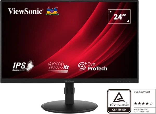 ViewSonic monitor 23.8" Full HD IPS 100Hz podesiv po visini pivot VA2408-HDJ