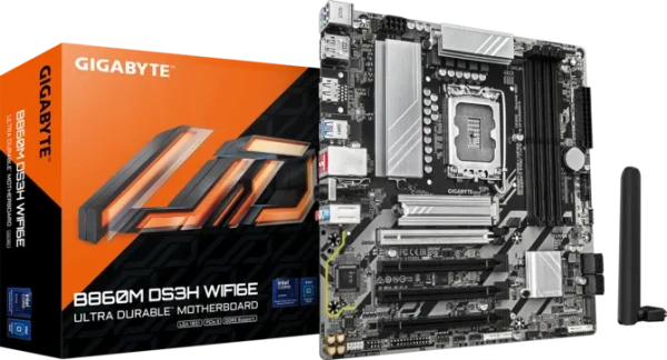 Gigabyte B860M DS3H WIFI6E matična ploča LGA1851 DDR5 Micro-ATX PCIe 5.0