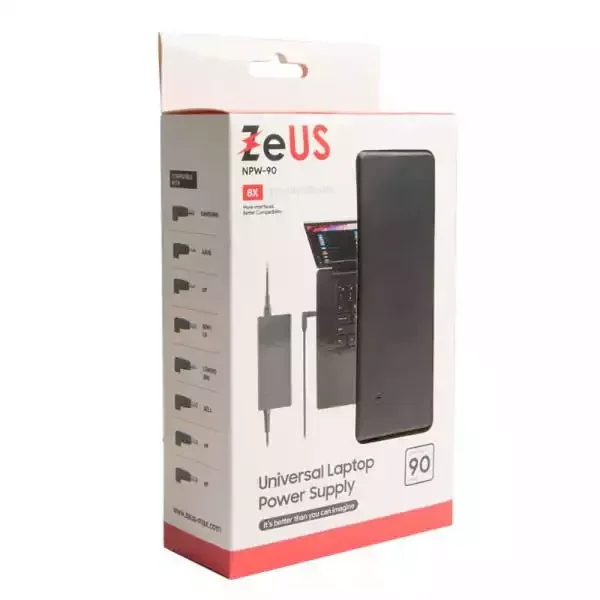 ZEUS univerzalni punjač za laptop 90W za starije modele ZUS-NPW-90