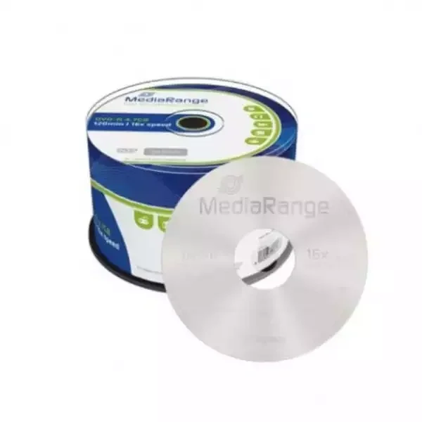 MediaRange DVD+R 4.7 GB 16x prazni diskovi cake 50 komada