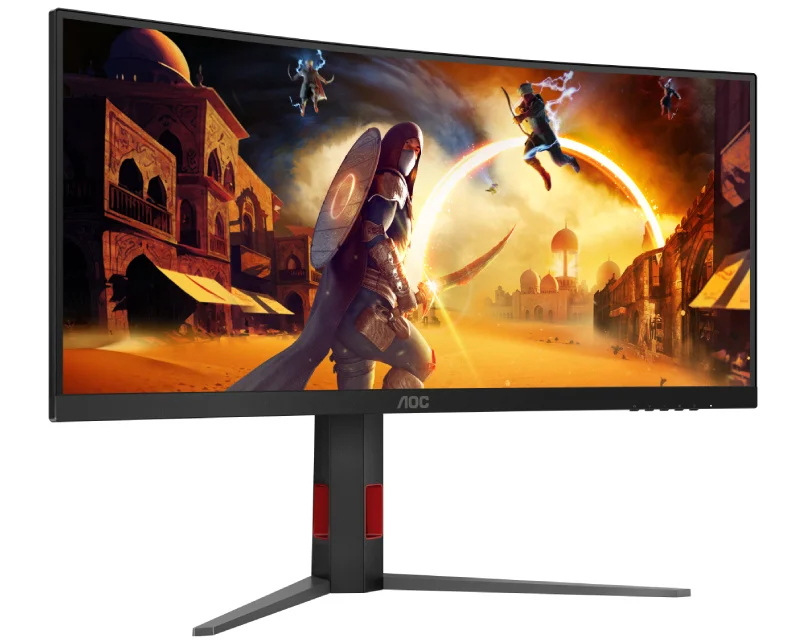 AOC 34" zakrivljeni ultrawide gaming monitor UWQHD Fast VA 240Hz CU34G4Z