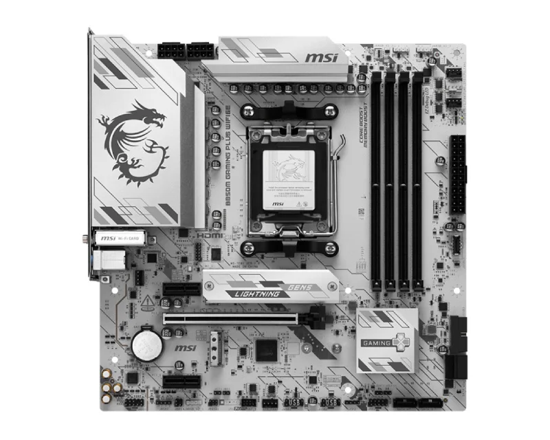 MSI B850M GAMING PLUS WIFI6E matična ploča AM5 DDR5 Micro-ATX Wi-Fi 6E