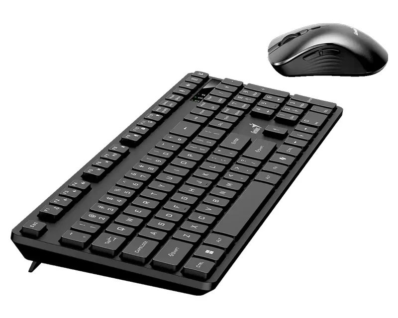 Genius bežični komplet tastatura i miš tihi tasteri US raspored KM-8216S