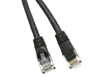 E-GREEN UTP patch kabl Cat5e 0.3m crni