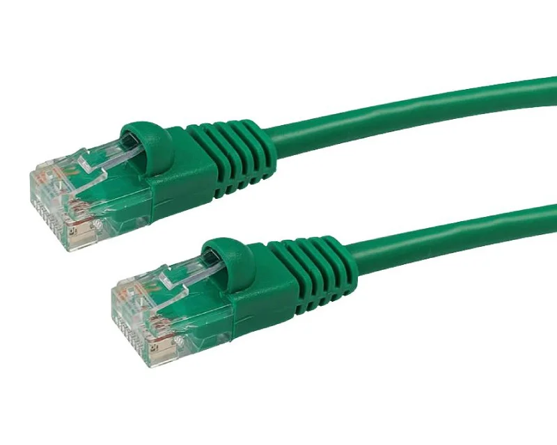 E-GREEN UTP Cat6 mrežni patch kabl 0.3 m zeleni
