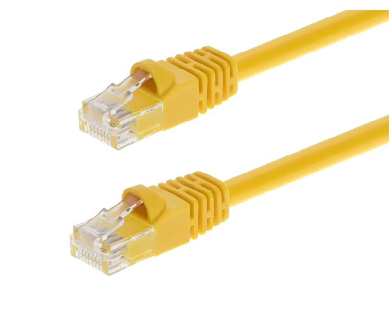 E-GREEN UTP Cat6 mrežni patch kabl 0,3 m, žuti