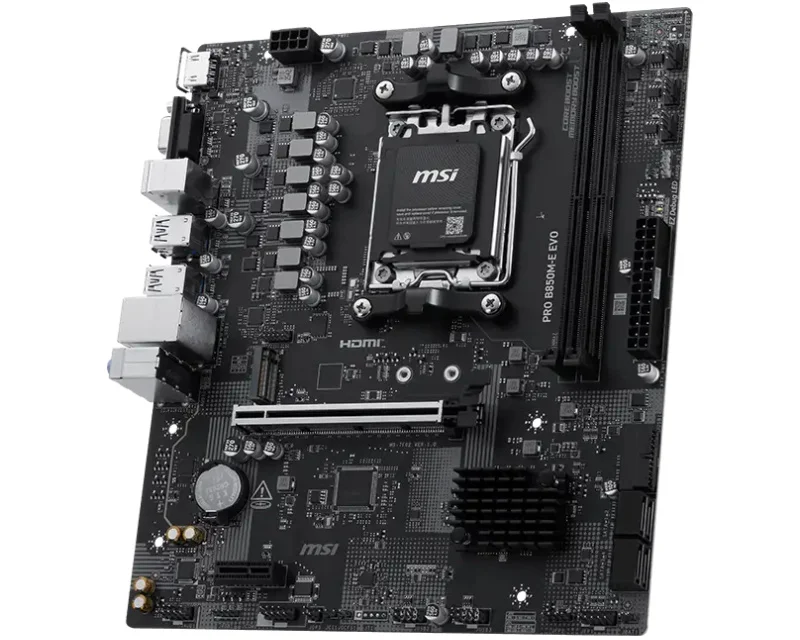 MSI PRO B850M-E EVO matična ploča AM5 DDR5 microATX PCIe 5.0