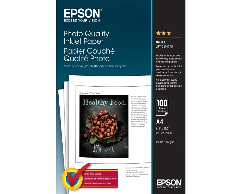 Epson foto papir A4 100 listova 102 g/m² S041061