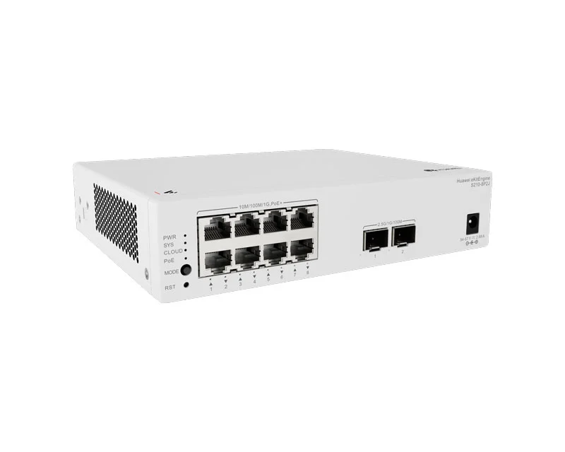 Huawei S210-8P2J upravljivi PoE+ switch 8 gigabitnih portova 2x SFP 128W