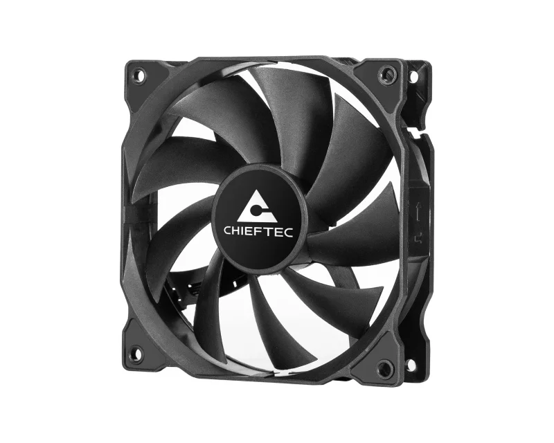 Chieftec ventilator za kućište 120mm PWM 1600 rpm hidraulični ležaj crni ZF-1225PWM