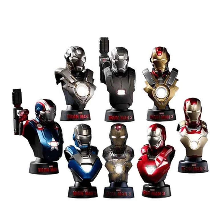 Iron Man 3 Deluxe Set Series 2 komplet od 8 bisti 1/6 11 cm