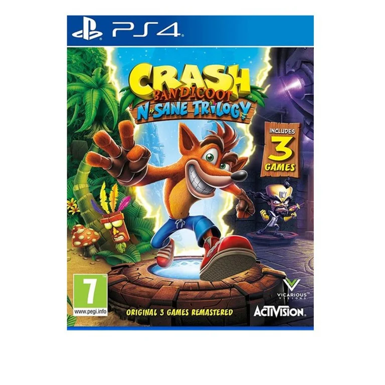 Crash Bandicoot N. Sane Trilogy igra za PlayStation 4