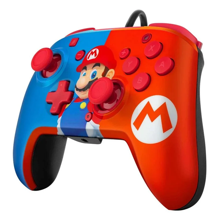 PDP Faceoff Deluxe+ Audio žični kontroler za Nintendo Switch Mario